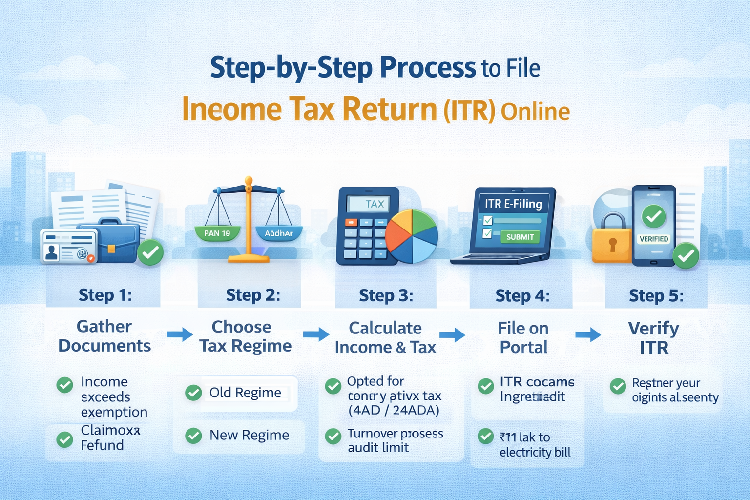 Income Tax Return Filing in India (24–25): Step-by-Step Guide